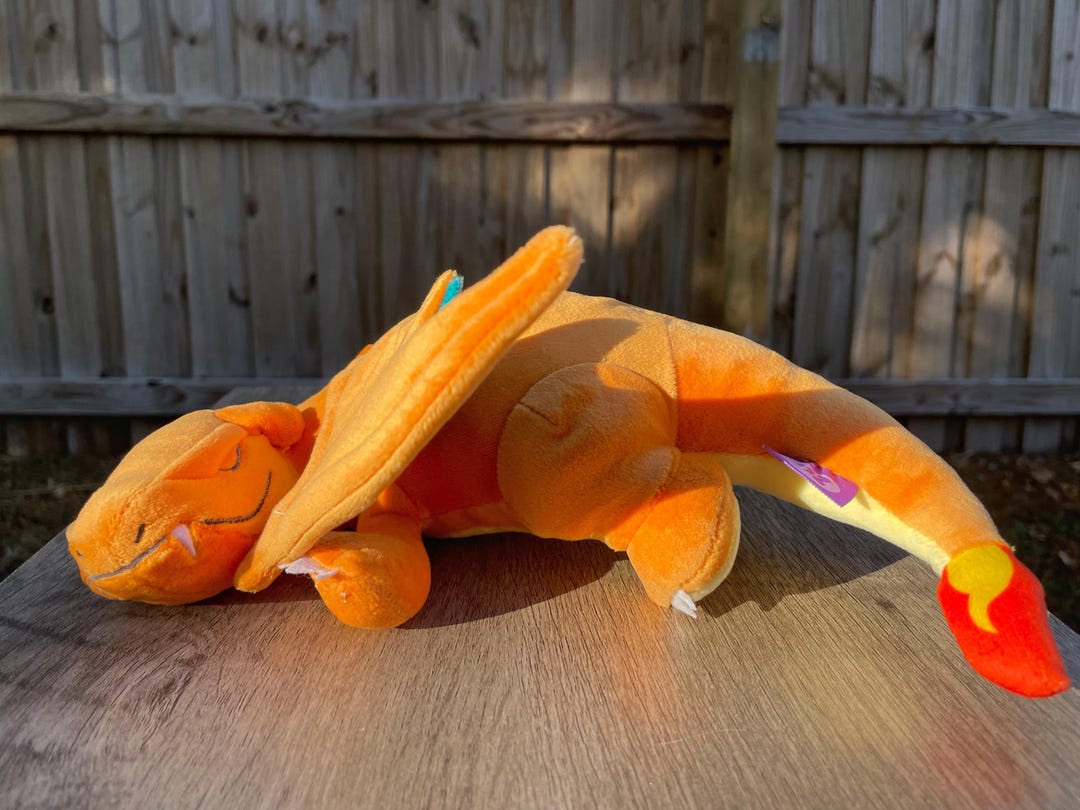 Sleeping Charizard Pokémon Plush - Etsy