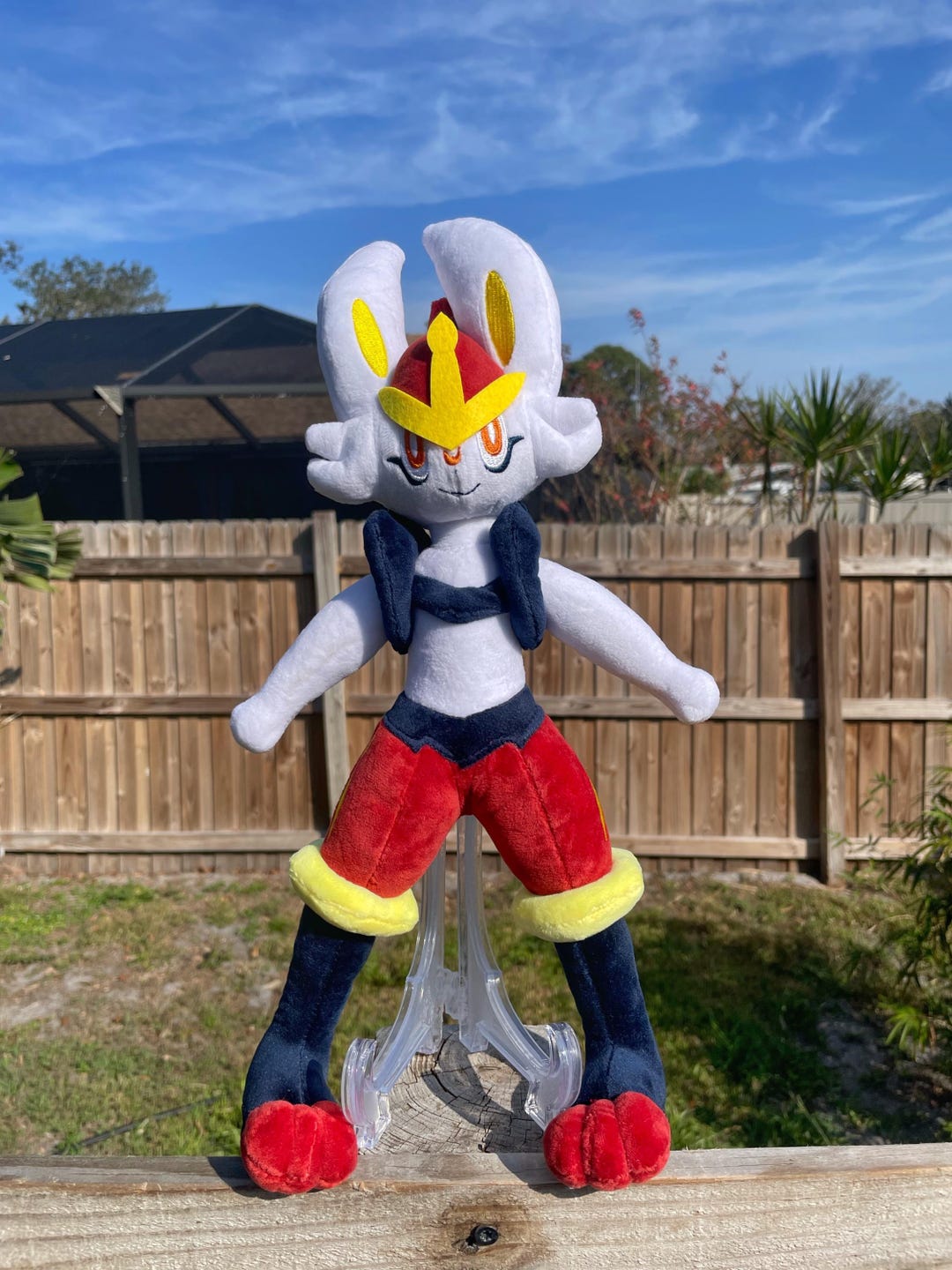 Cinderace Custom Plush Pokemon - Etsy