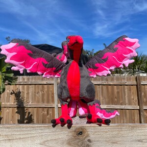 Galarian Moltres Custom Plush Pokemon - Etsy