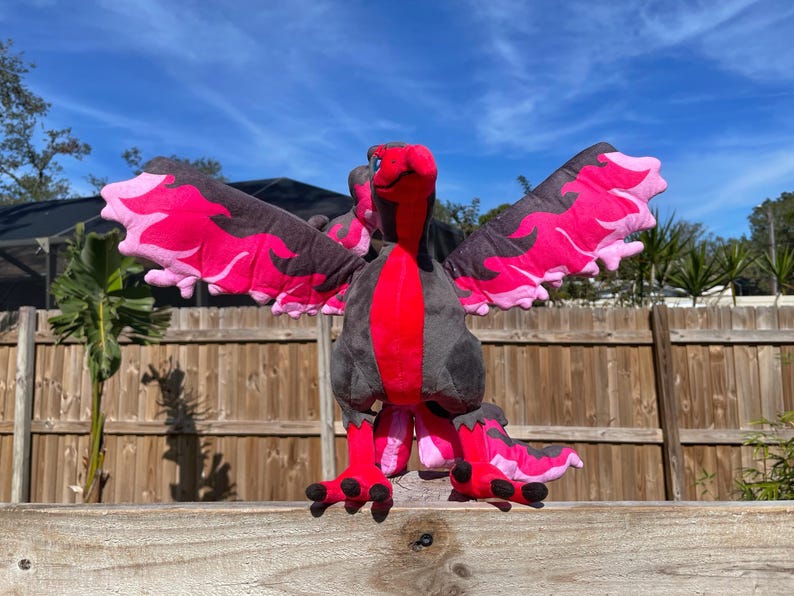 Galarian Moltres Custom Plush Pokemon - Etsy