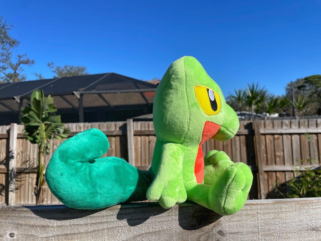 Treecko Custom Plush Pokemon - Etsy