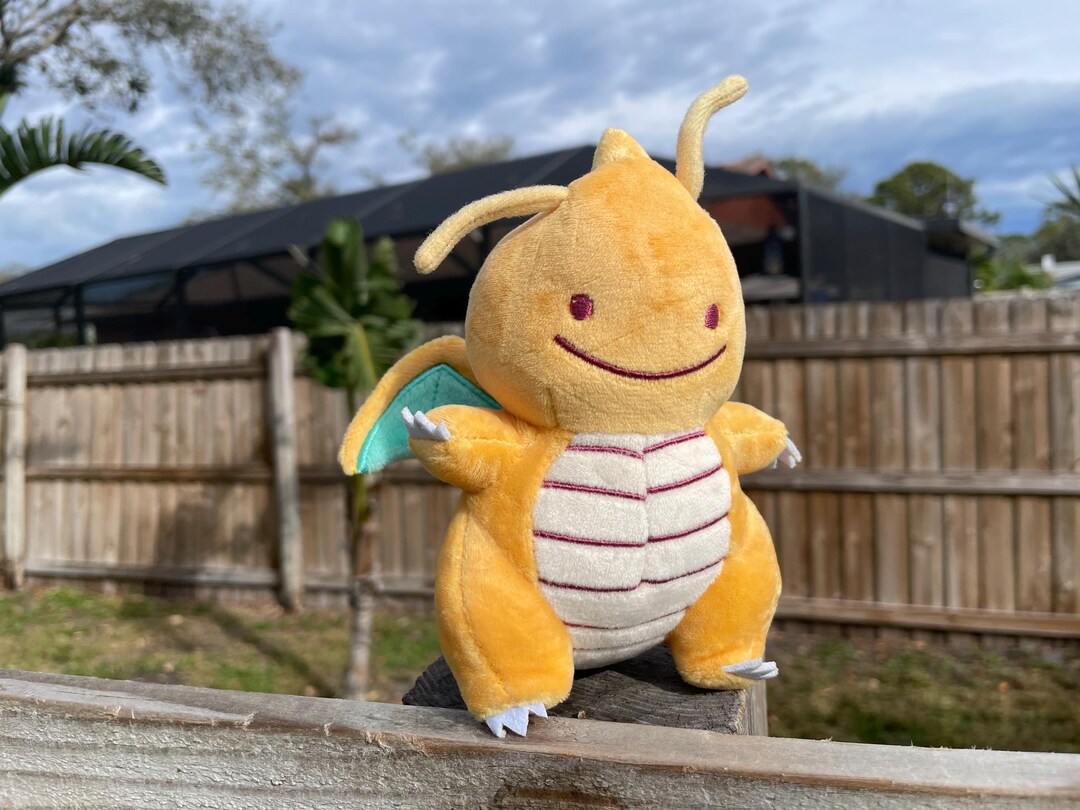 Ditto Dragonite Custom Plush Pokemon - Etsy