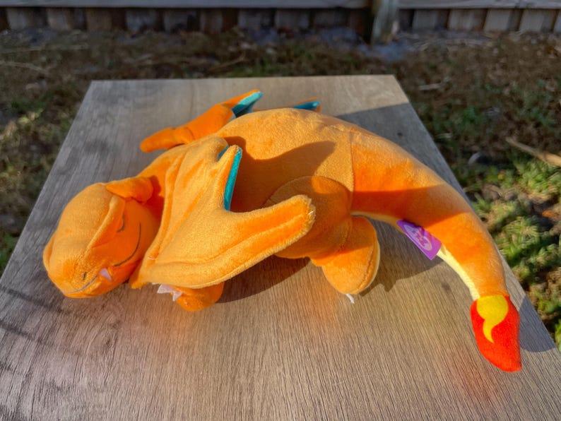 Sleeping Charizard Pokémon Plush - Etsy