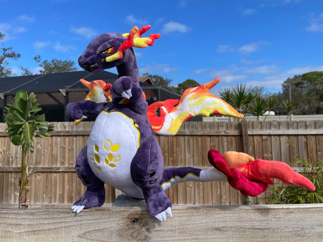 Shiny Gigantamax Charizard Large Custom Plush Pokemon - Etsy UK