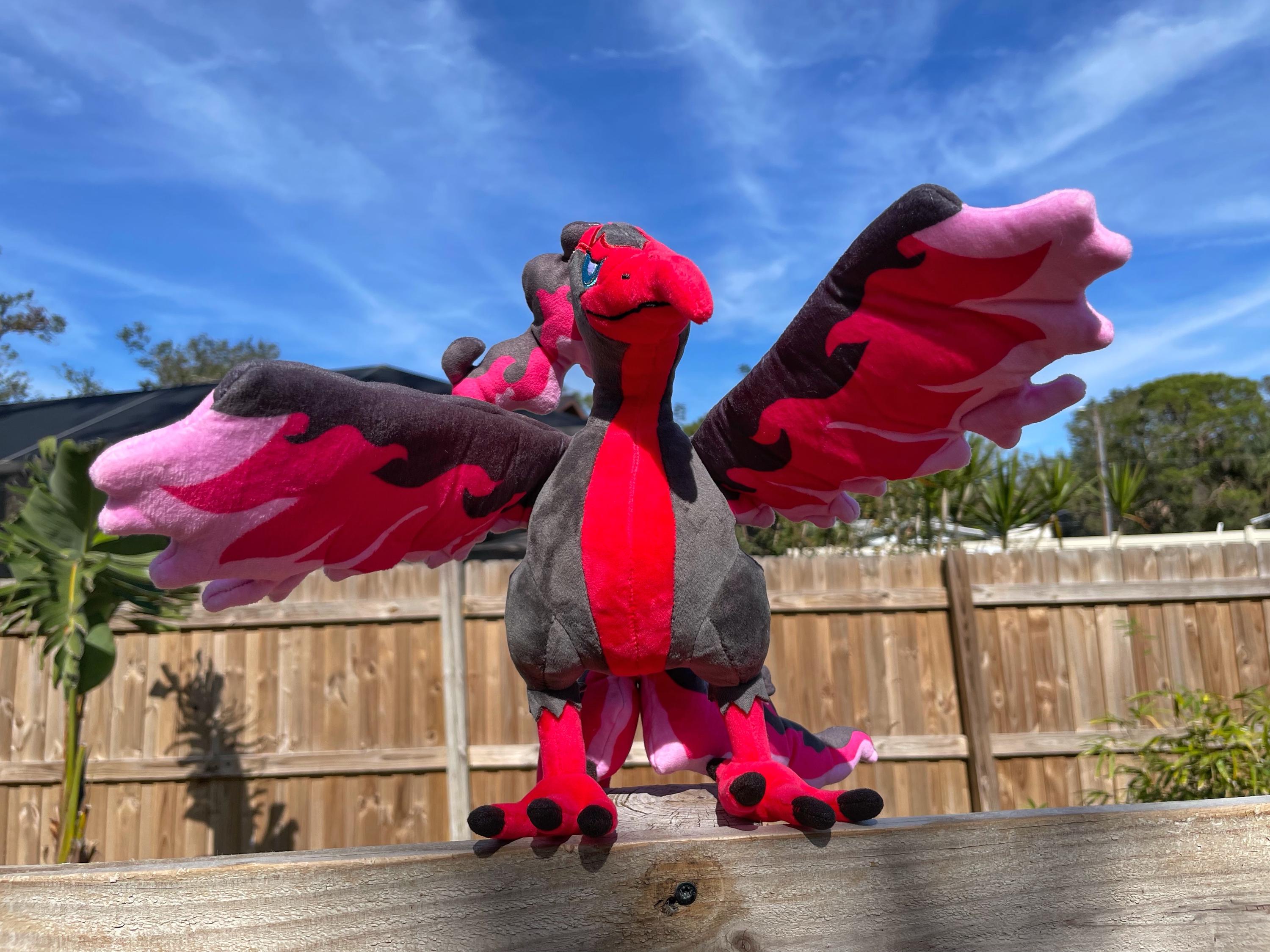Galarian Moltres Custom Plush Pokemon - Etsy