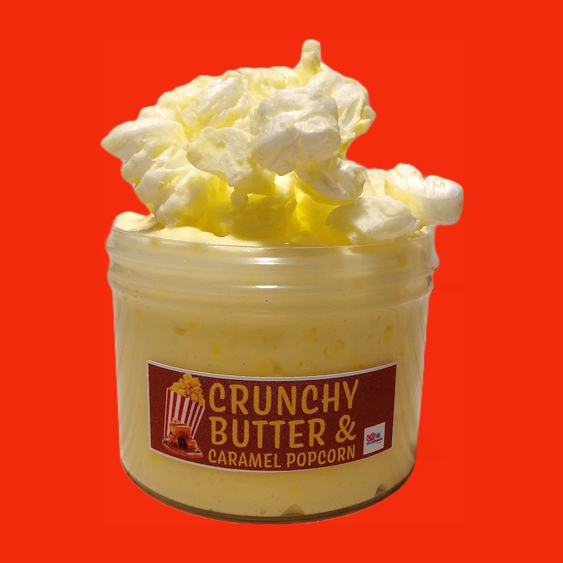 Butter Caramel Popcorn Slime, Thick & Glossy Slime, Full Crunch Slime ...