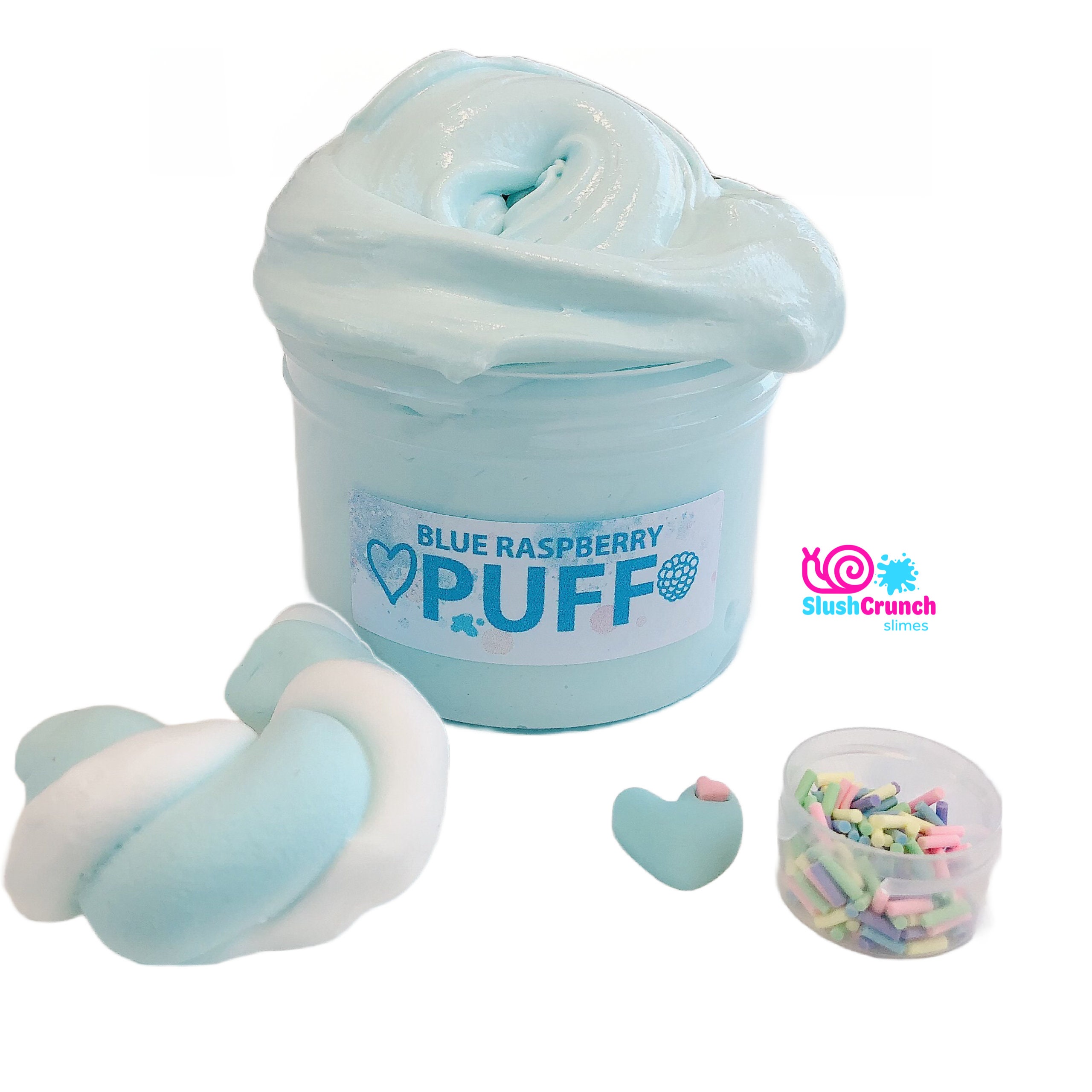Raspberry Puff Slime Butter Slime DIY Slime Scented Slime Slime Shop ...