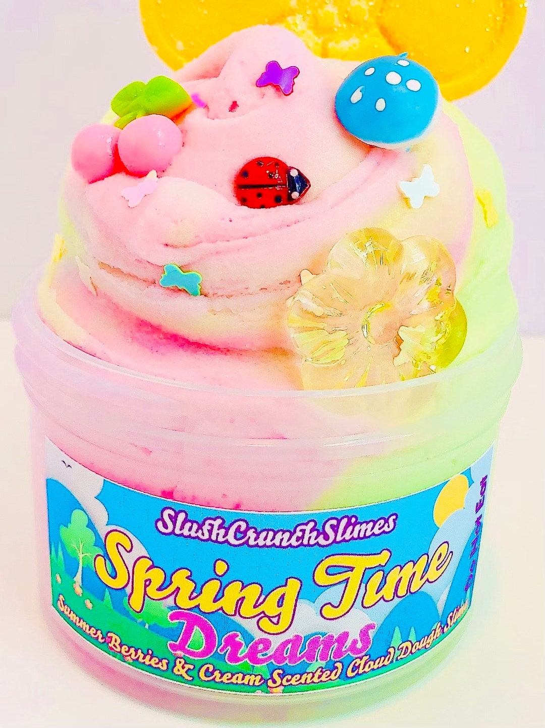 Springtime Dreams Slime, DIY Slime, Cloud Crème, Scented Slime, Best ...