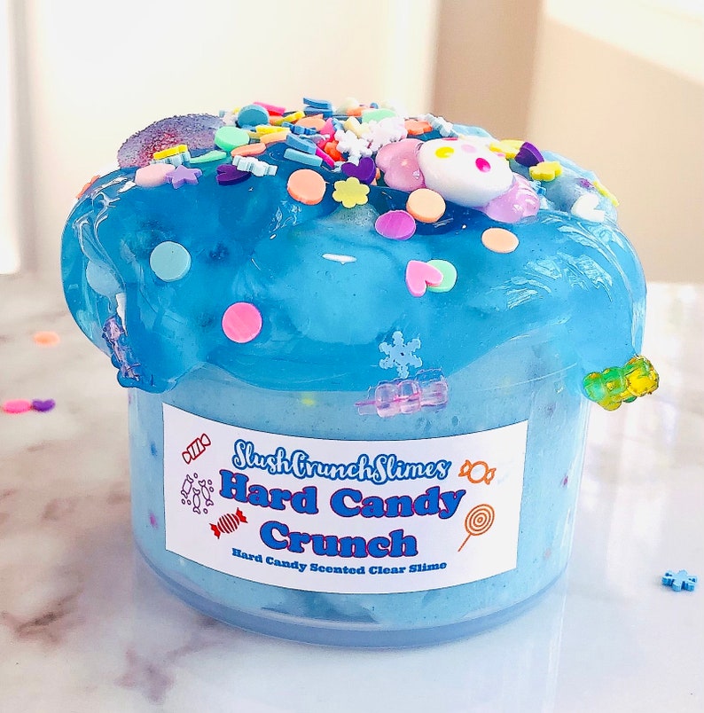 Hard Candy Slime Snow Fizz Slime Clear Slime DIY Slime - Etsy