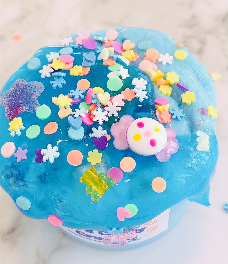 Hard Candy Slime Snow Fizz Slime Clear Slime DIY Slime - Etsy