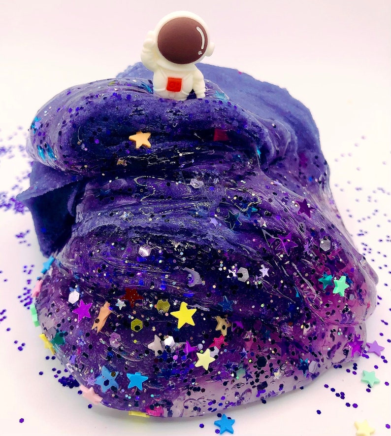 Galaxy Stardust Slime, Cloud Slime, Bingsu Slime, DIY Slime, Scented ...