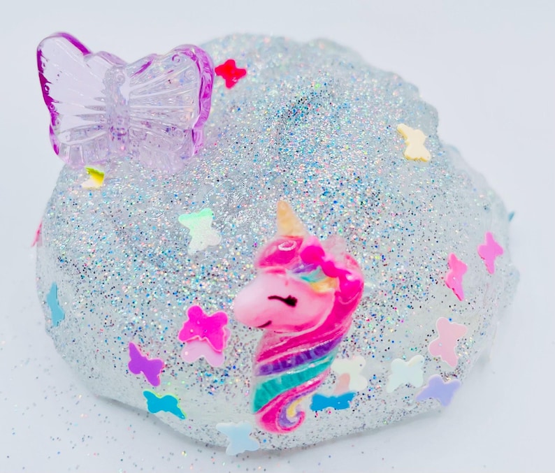 Unicorn Sugar Slime: Pink Sugar Scented, Sprinkle Mix and Charms. - Etsy