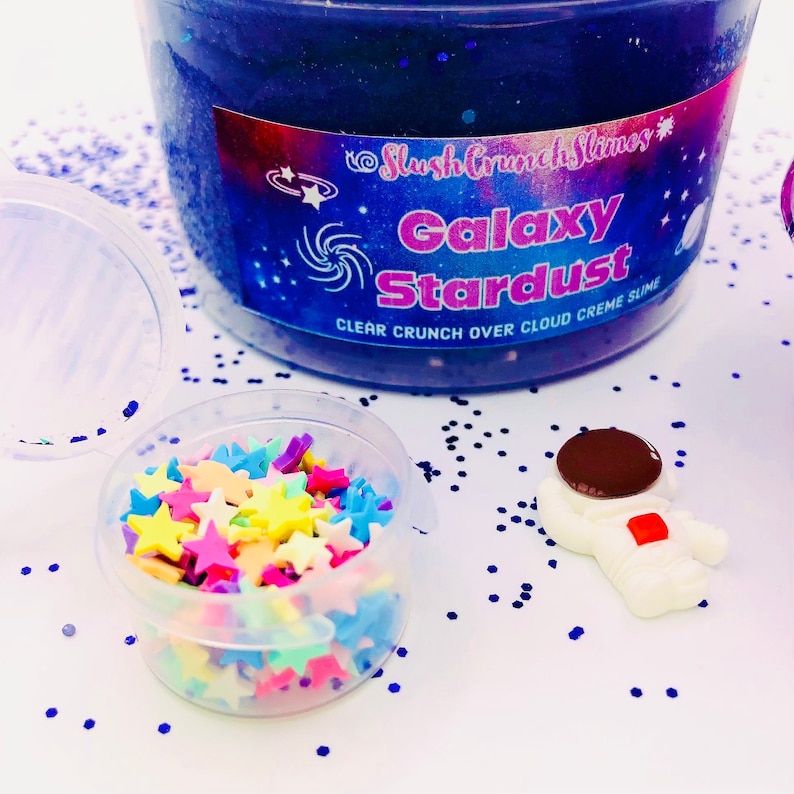 Galaxy Stardust Slime, Cloud Slime, Bingsu Slime, DIY Slime, Scented ...