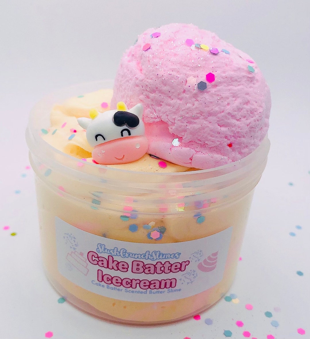 Cake Batter Slime, Butter Slime, Clay Slime, DIY Slime, Scented Slime ... Cake Batter Slime, Butter Slime, Clay Slime, DIY Slime, Scented Slime ...