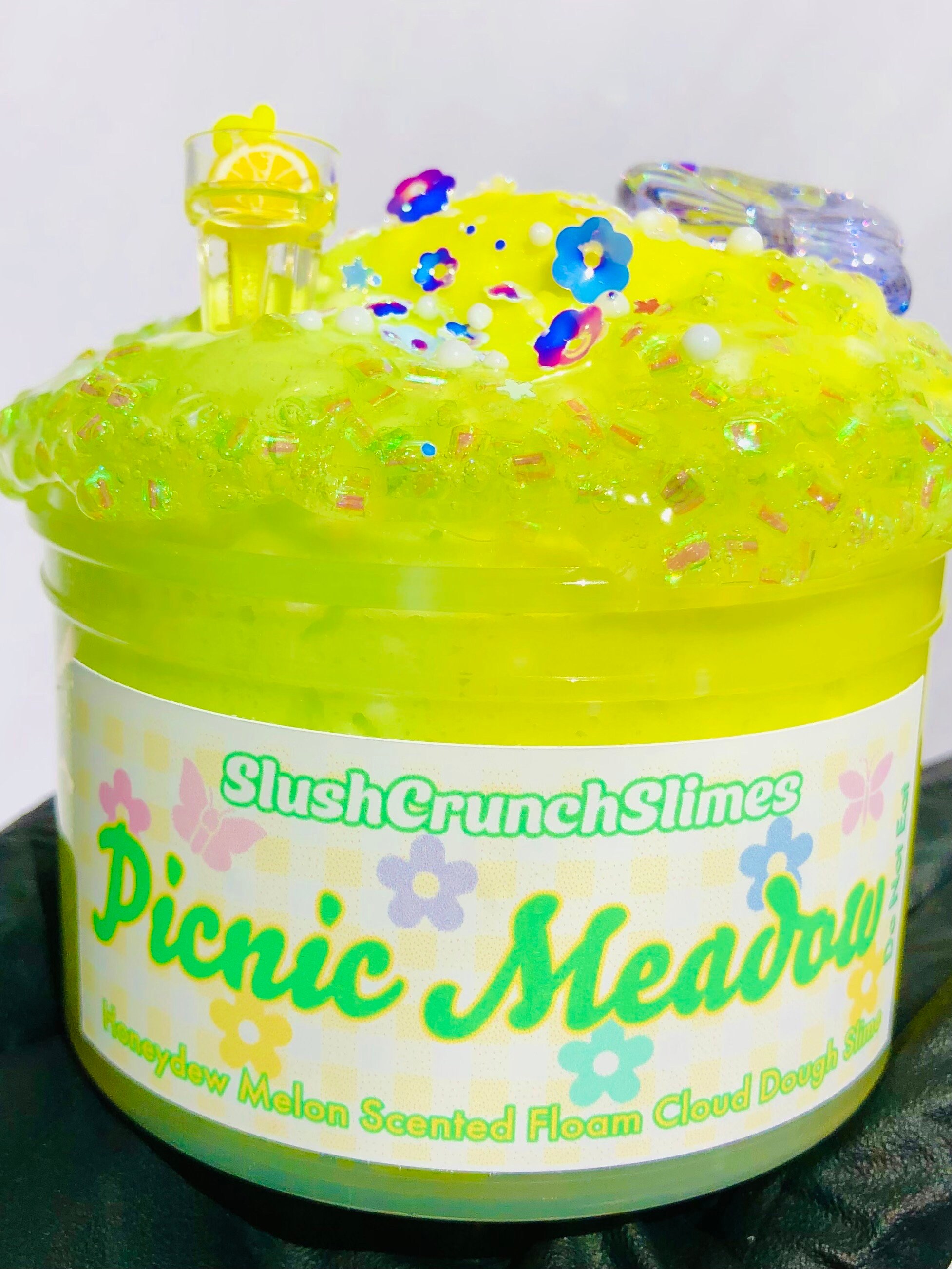 Picnic Meadow Slime, DIY Slime, Floam Cloud Crème, Scented Slime, Best ...