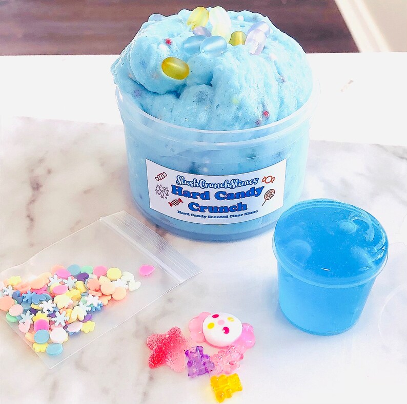 Hard Candy Slime Snow Fizz Slime Clear Slime DIY Slime - Etsy