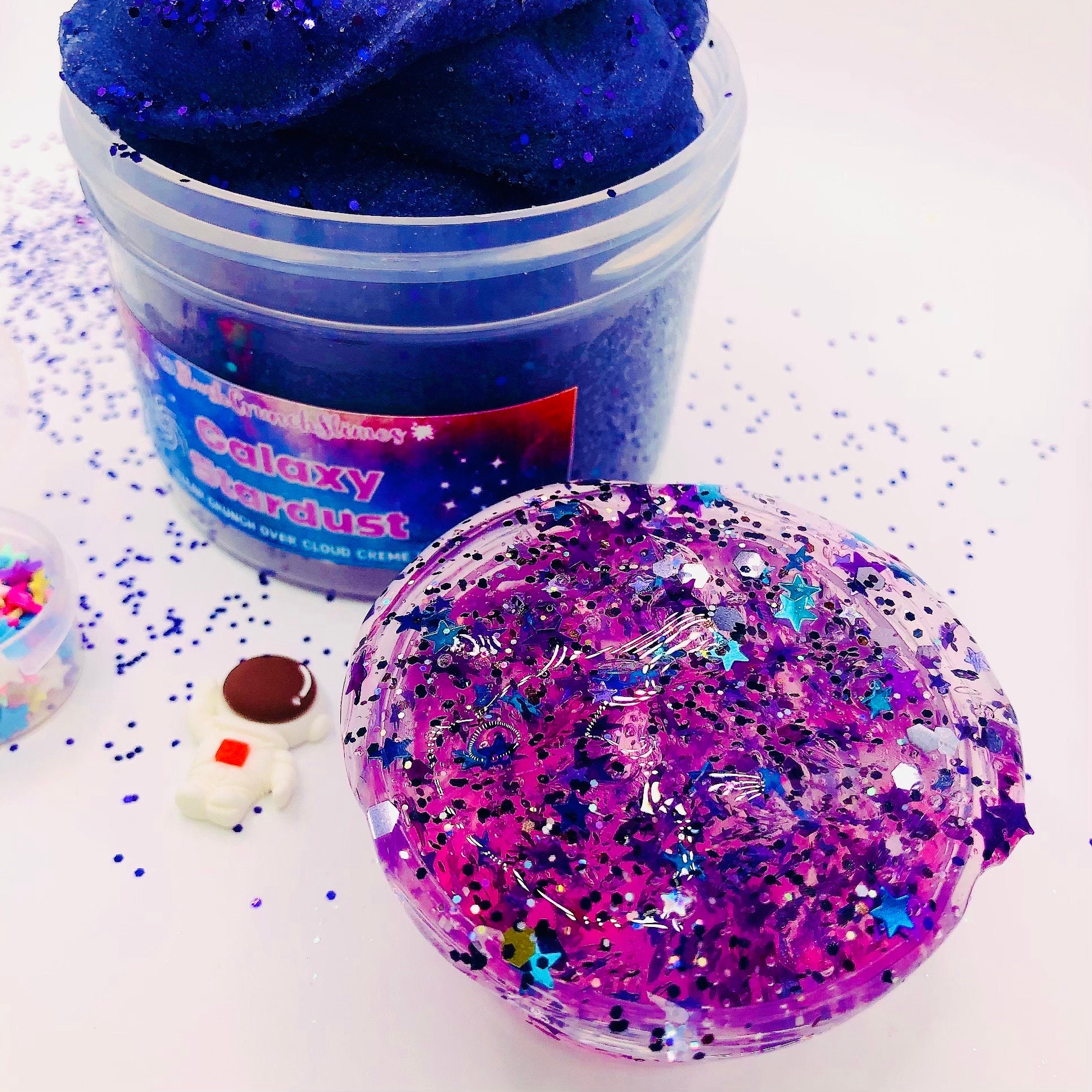 Galaxy Stardust Slime, Cloud Slime, Bingsu Slime, DIY Slime, Scented ...