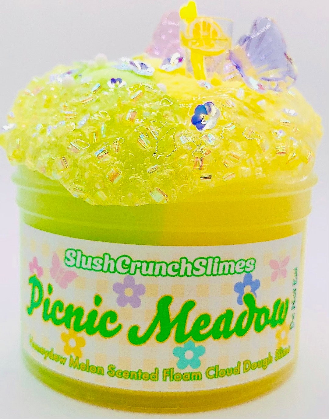 Picnic Meadow Slime, DIY Slime, Floam Cloud Crème, Scented Slime, Best ...