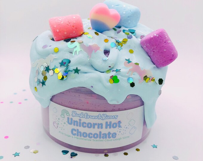 Unicorn Slime, Cloud Dough Slime, Clay Slime, DIY Slime, Scented Slime ...