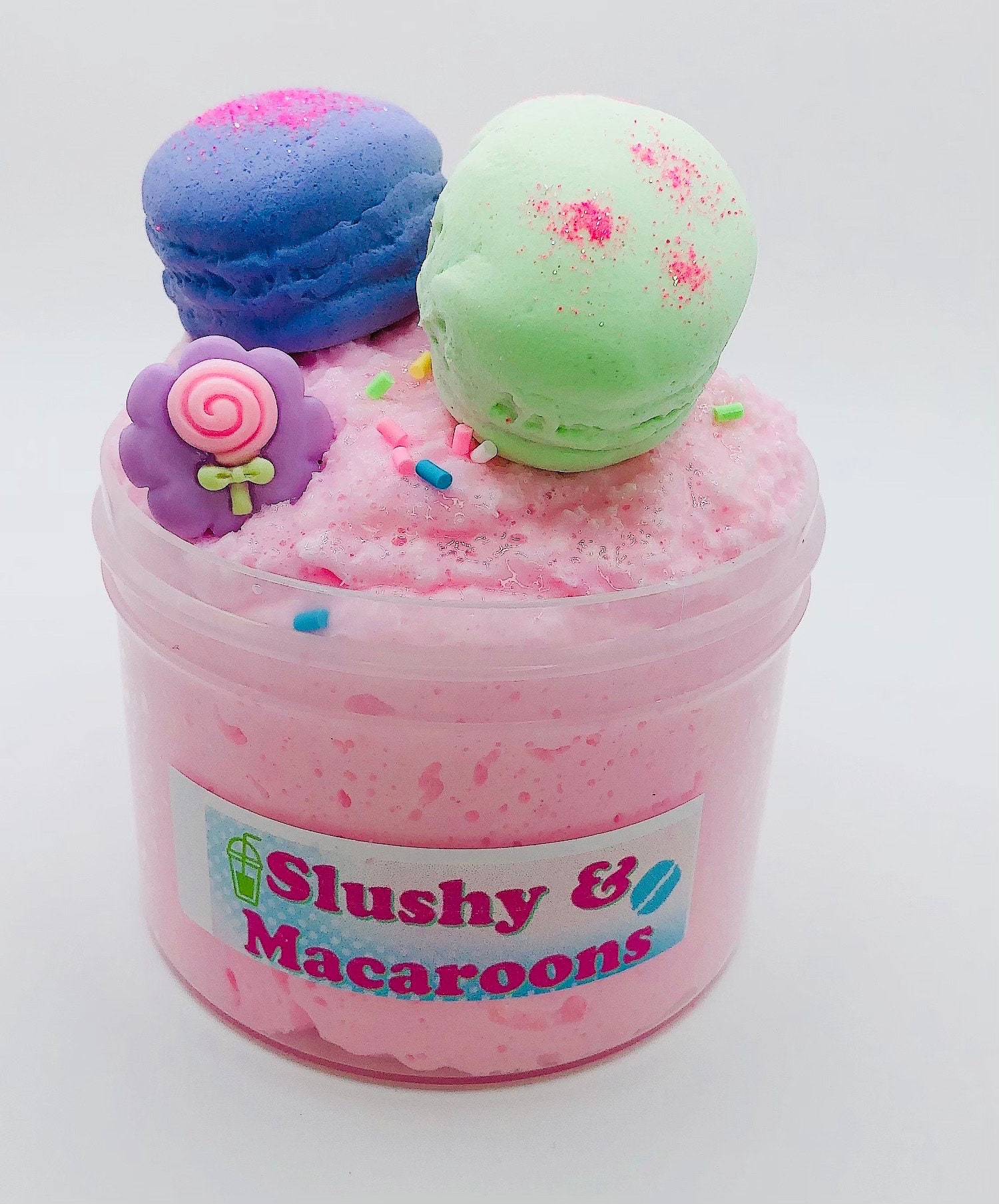 Slushy & Macaroons Slime Snow Fizz Slime DIY Slime Scented Slime ...