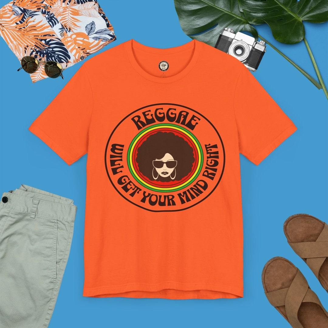 Reggie Will Get Your Mind Right T-shirt: Positive Reggae Vibes - Etsy