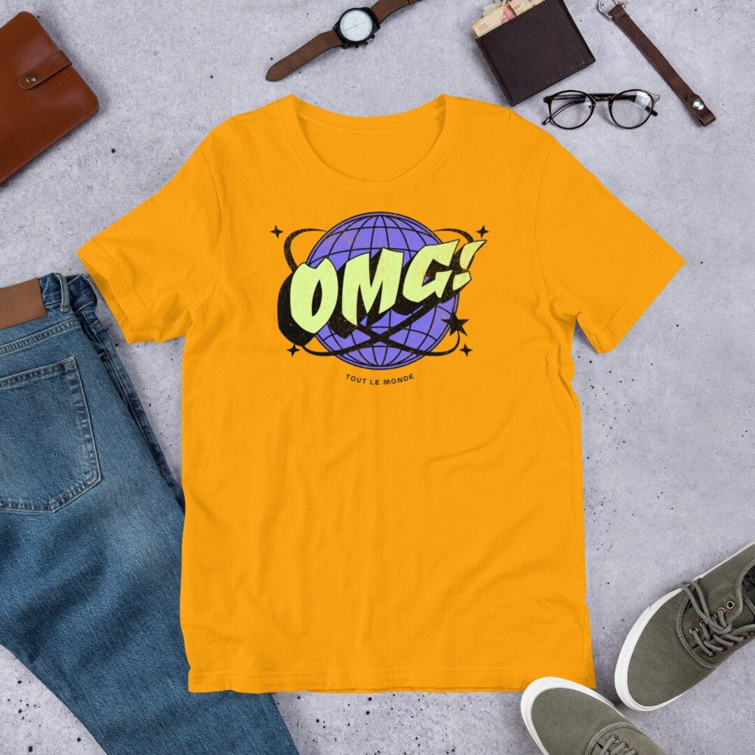 Vintage OMG T-shirt, High Fashion Tshirt, OMG Fashion, Luxury Funny T ...