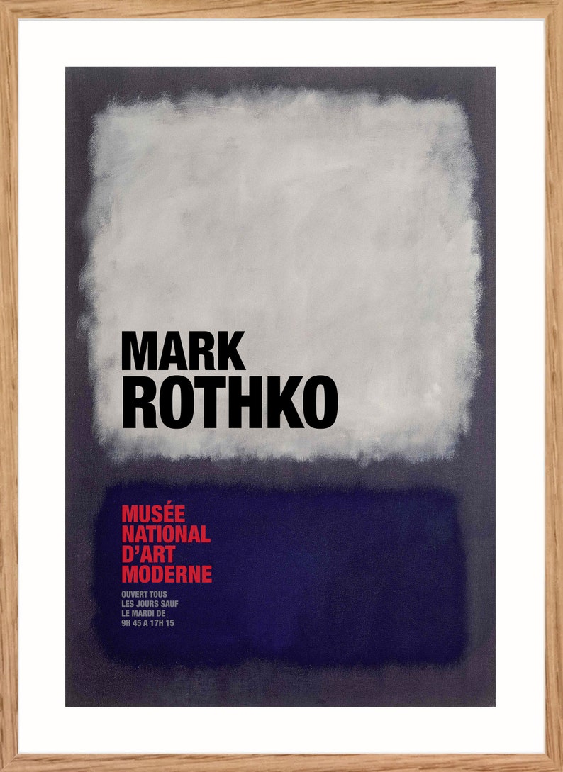Mark ROTHKO POSTER - Etsy