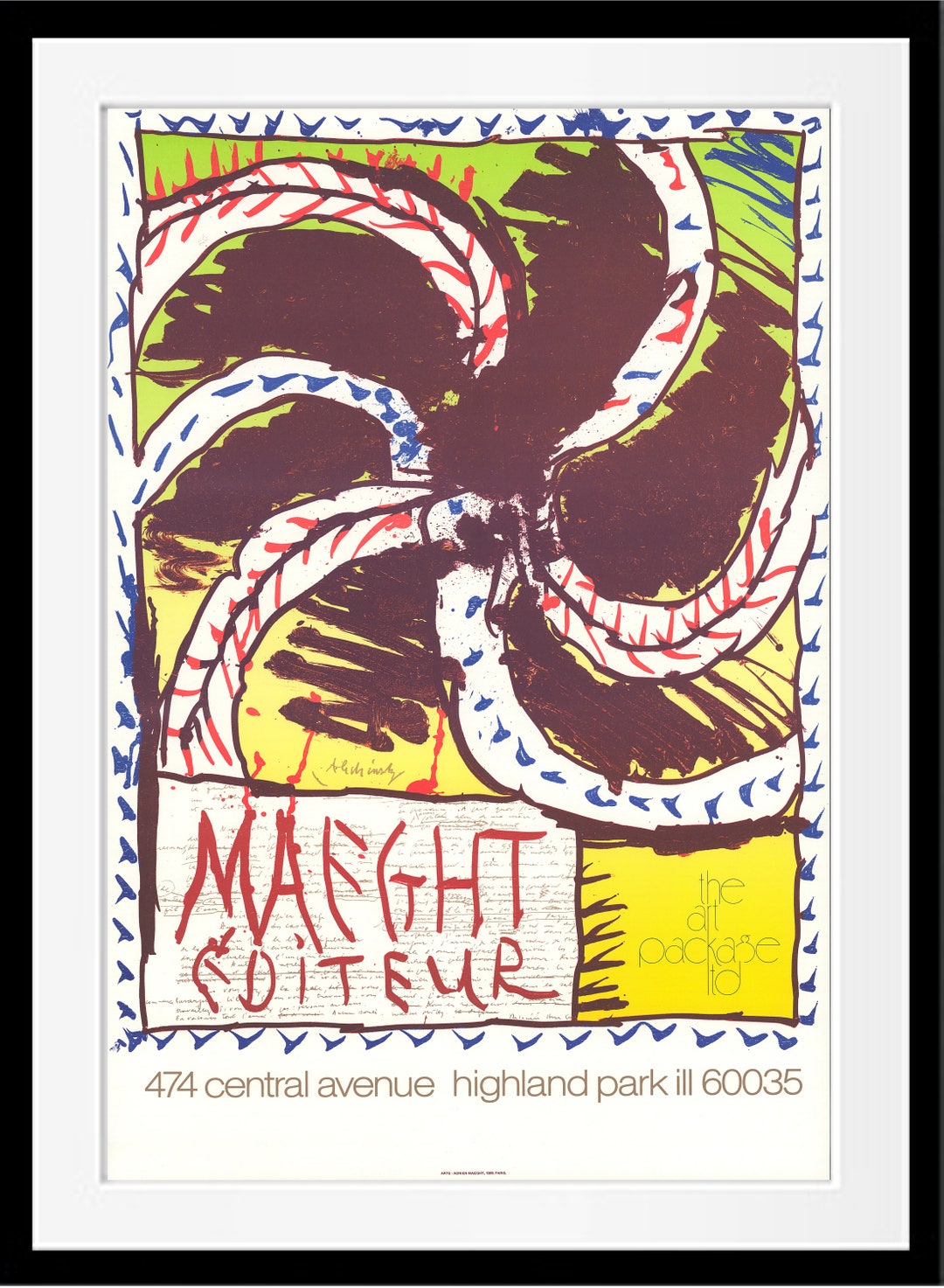 Pierre Alechinsky Lithograph Poster - Etsy