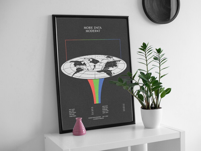 Moderat Poster more D4ta Album Artwork - Etsy Ireland