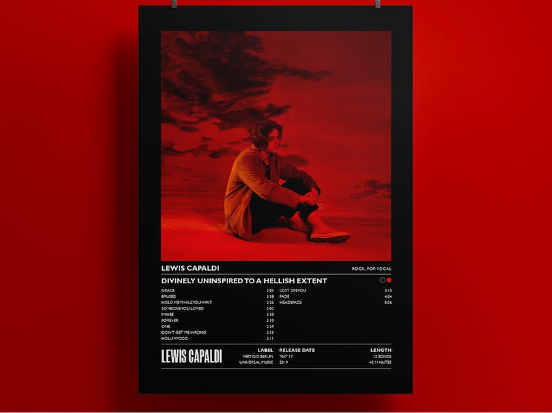 Lewis Capaldi divinely Uninspired to A Hellish Extent Album Artwork ...