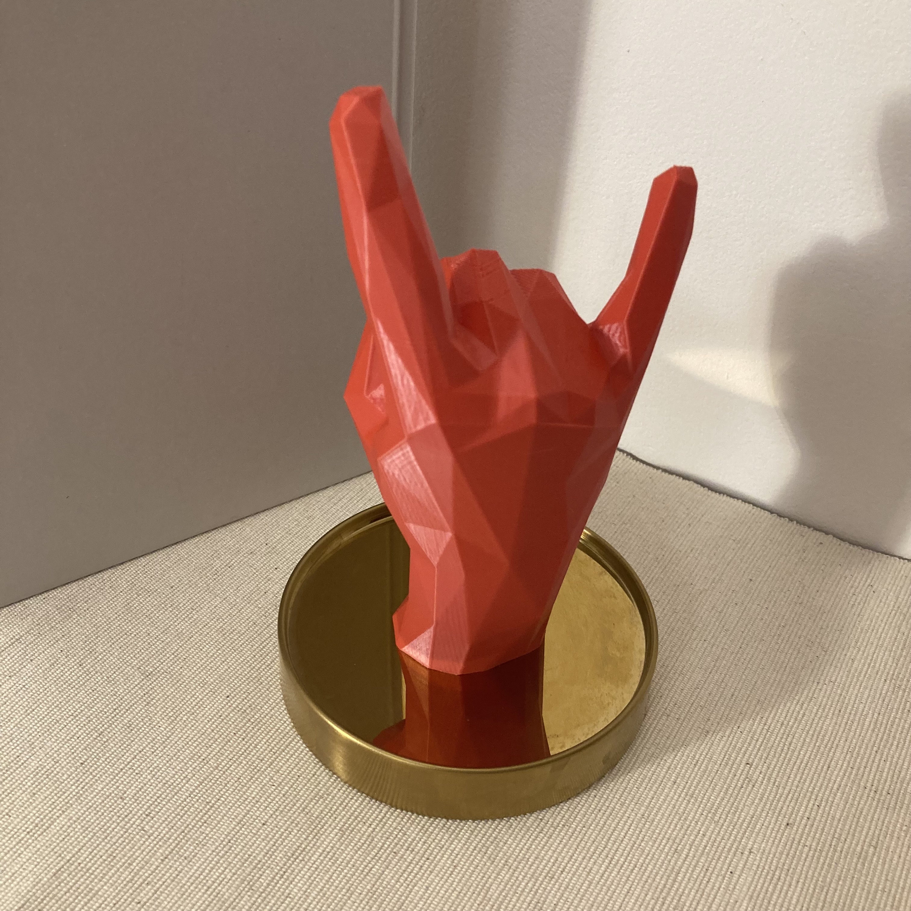 Hand-horns Statue Sign of the Horns Rock or Metal Hand Sign Full Sized ...