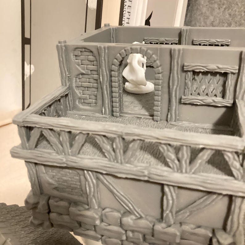 3D Printed Peasant/dweller/commoner House - Tabletop Wargames Terrain ...