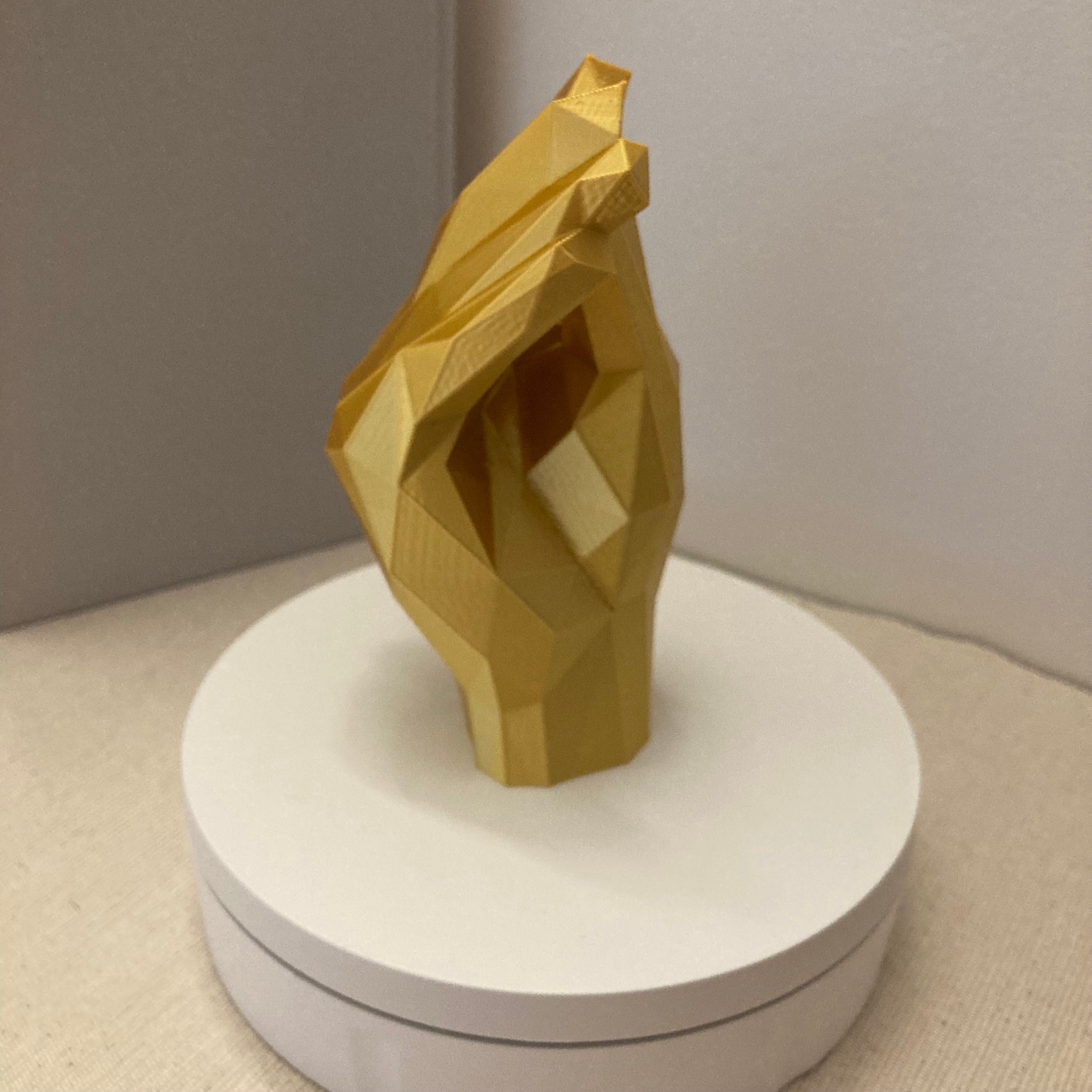 Low Poly Geometric Italian Hand Gesture Statue Post Modern - Etsy