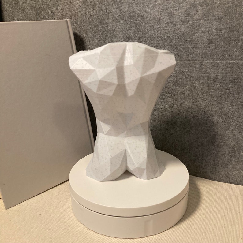 Low Poly Male Body Torso Statue Geometric Design Nordic Style Sculpture ...