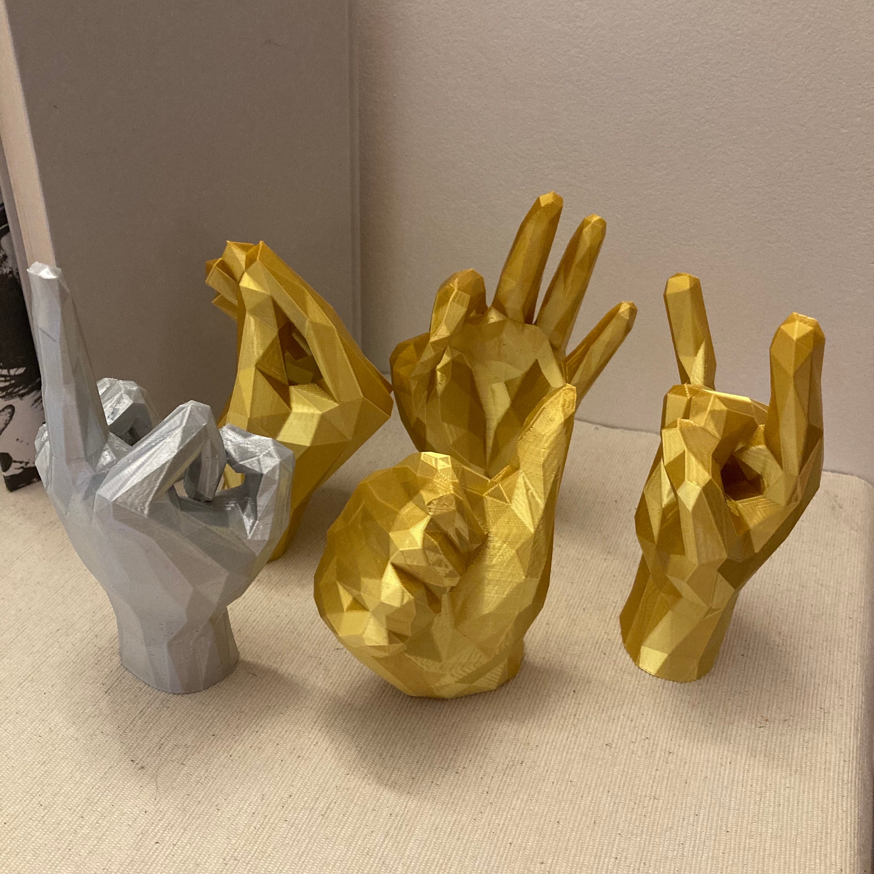 Hand-horns Statue Sign of the Horns Rock or Metal Hand Sign Full Sized ...