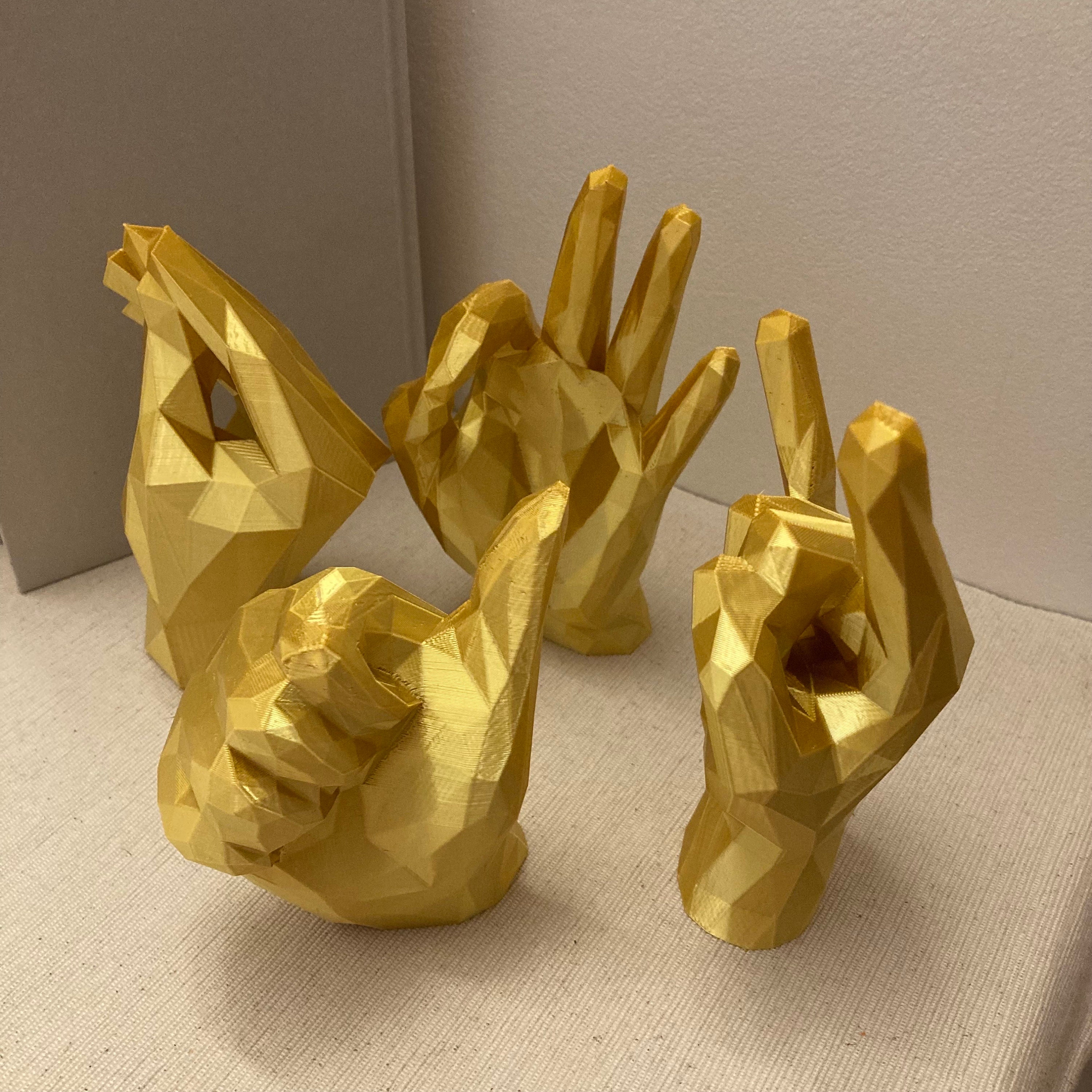 Hand-horns Statue Sign of the Horns Rock or Metal Hand Sign Full Sized ...