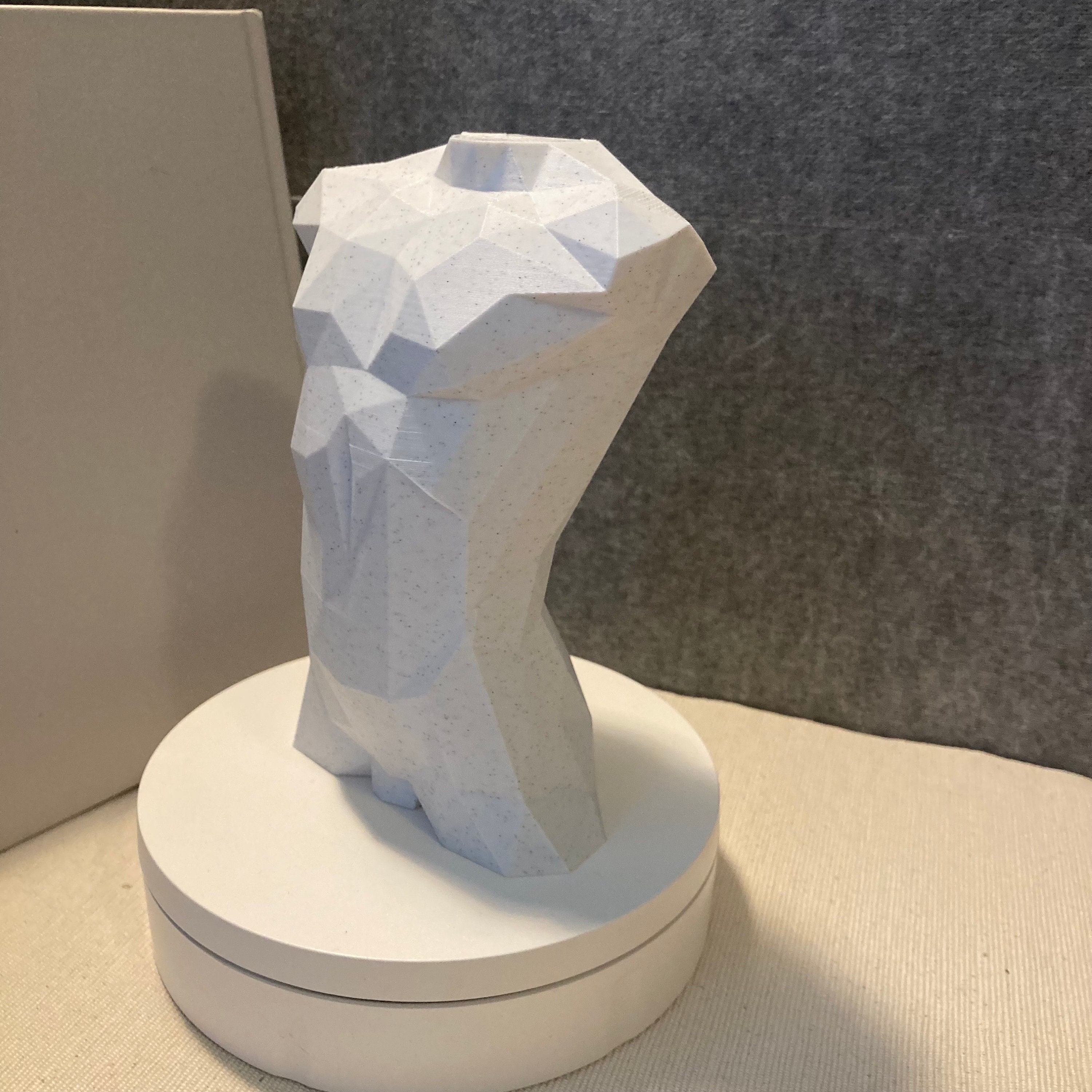 Low Poly Male Body Torso Statue Geometric Design Nordic Style Sculpture ...