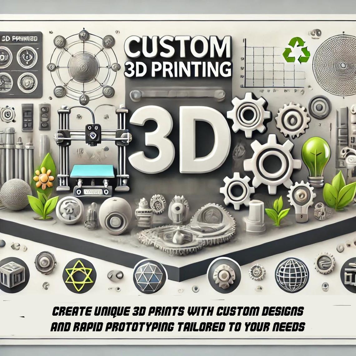 Custom 3D Printing Service | Personalized 3D Printed Figures & Designs ...