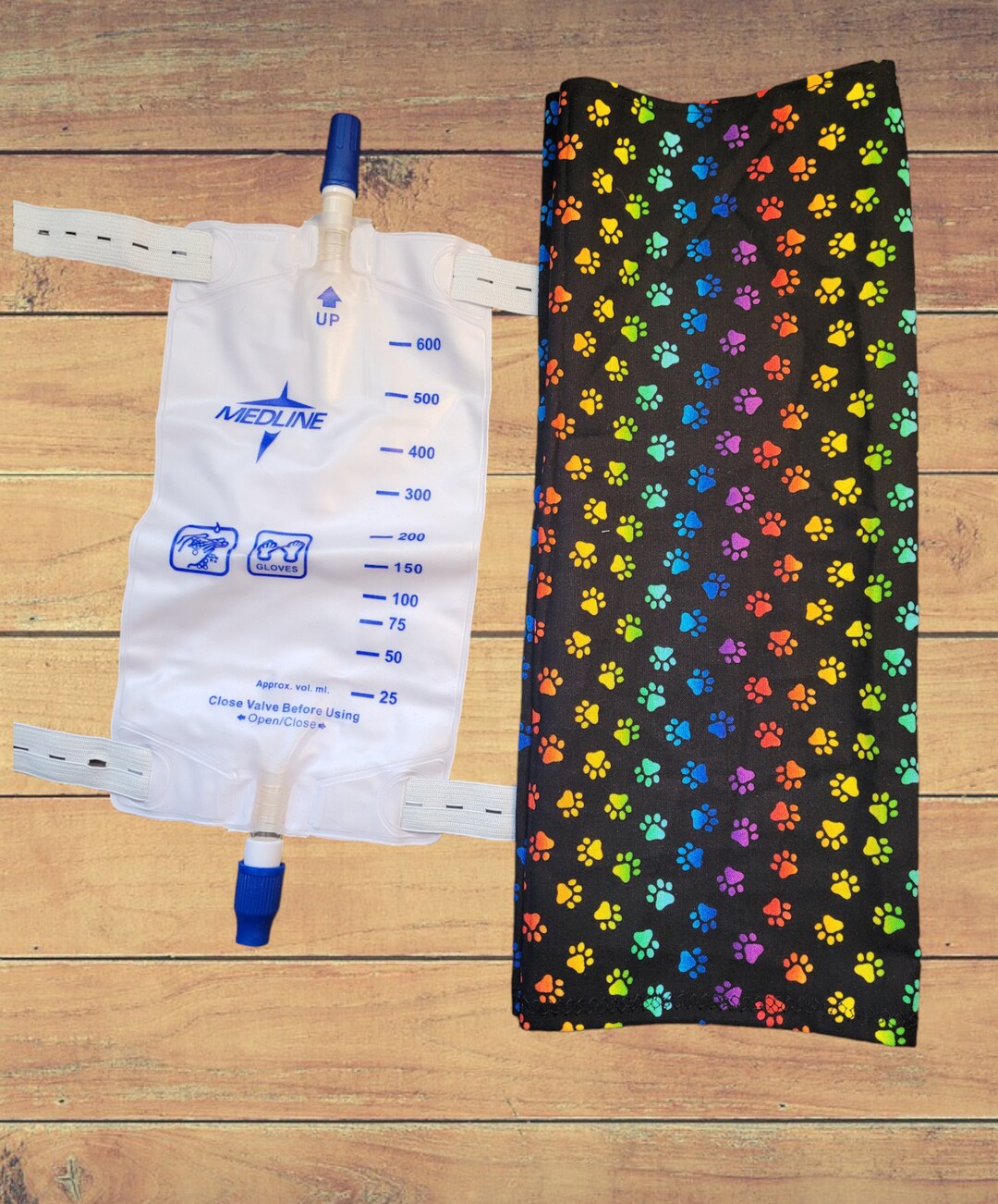 Catheter Leg Bag Cover up to 32 Oz or 1000 ML SIZE 14 by 4.5 - Etsy