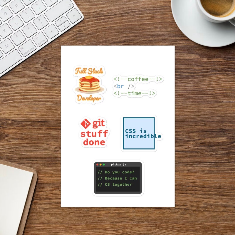 Developer Stickers - Etsy