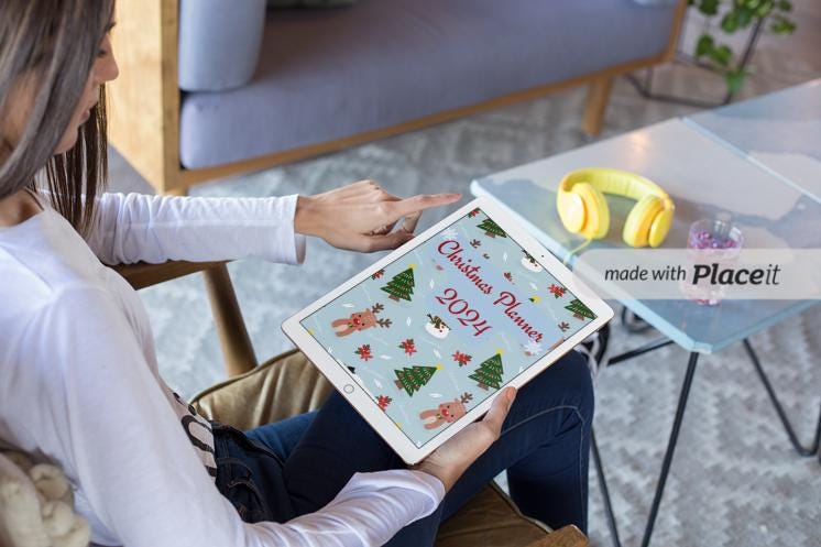 Printable Christmas Planner Holiday Organizer & Gift Tracker Festive ...