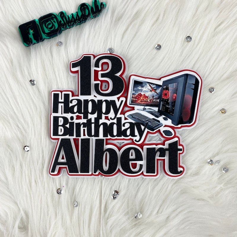 Gaming Cake Topper - Etsy