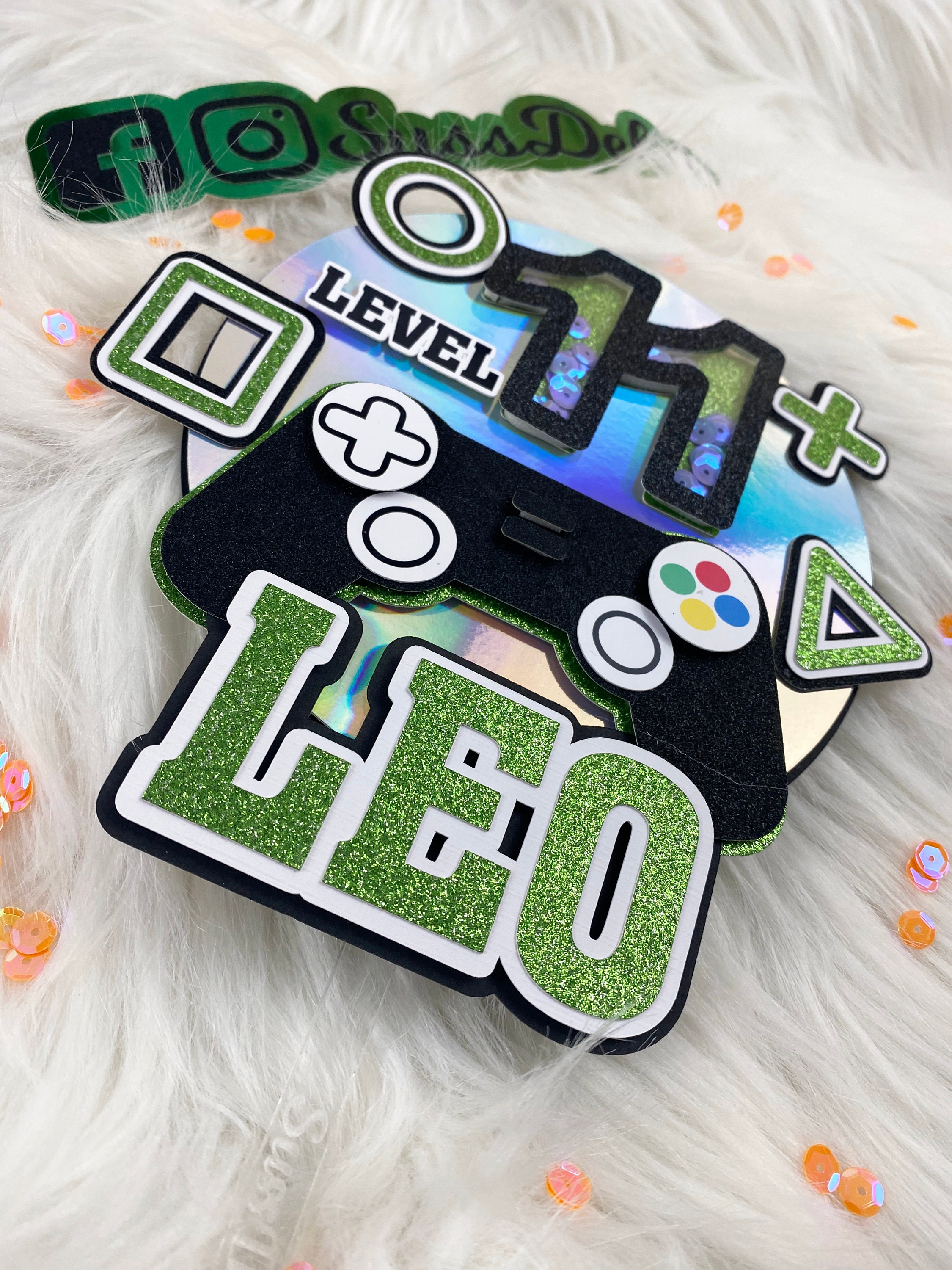 Game Cake Toppers, Controller Game Cake Topper, Gamming Pad Decoration ...