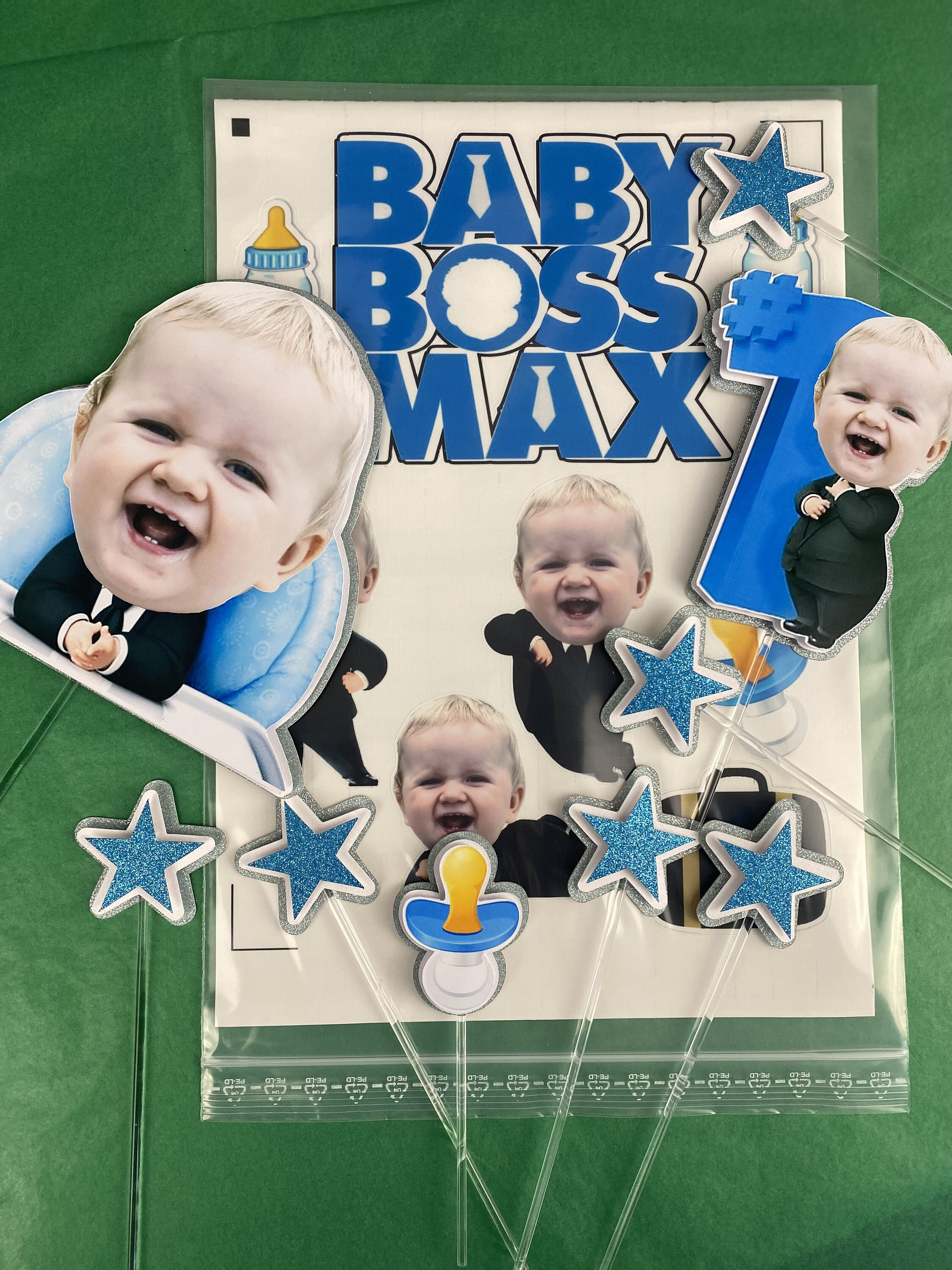 Baby Boss Birthday I Cake Deko Baby Boss I Boss Baby Cake Topper I Baby ...