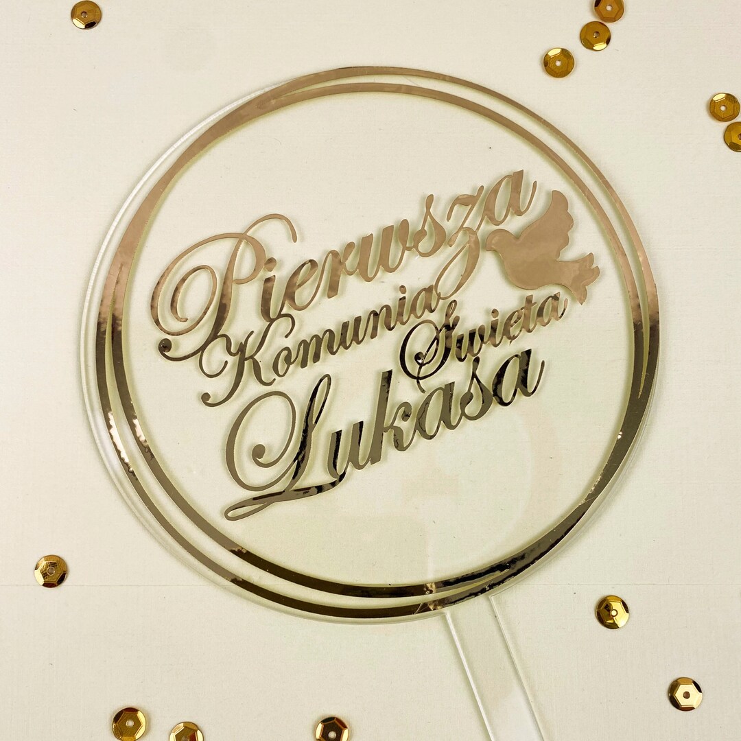 Communion Cake Topper, Baptism Cake Topper, Holy Celebrations ...