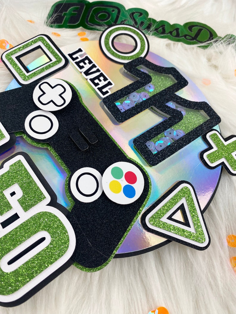 Game Cake Toppers, Controller Game Cake Topper, Gamming Pad Decoration ...