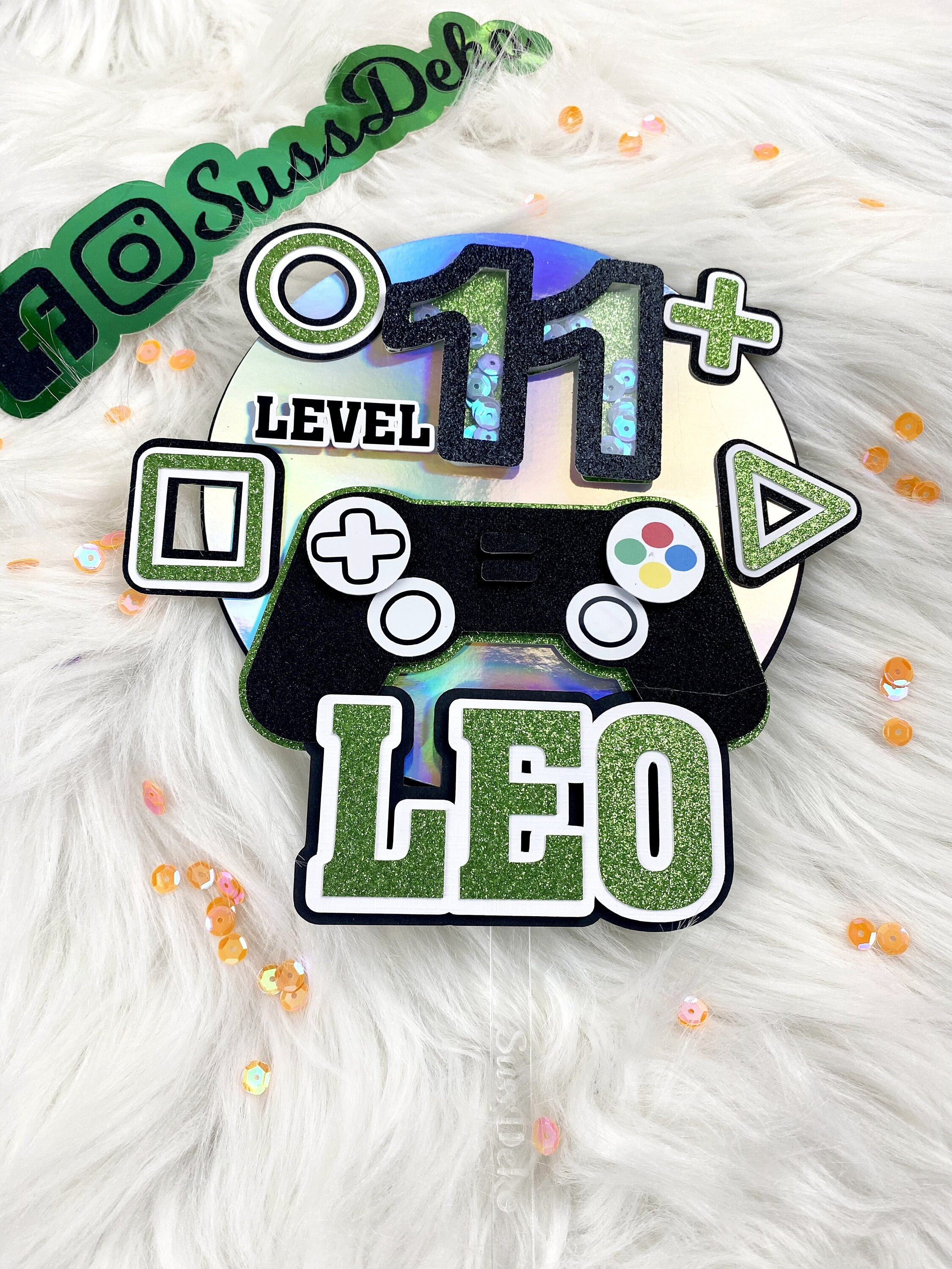 Game Cake Toppers, Controller Game Cake Topper, Gamming Pad Decoration ...