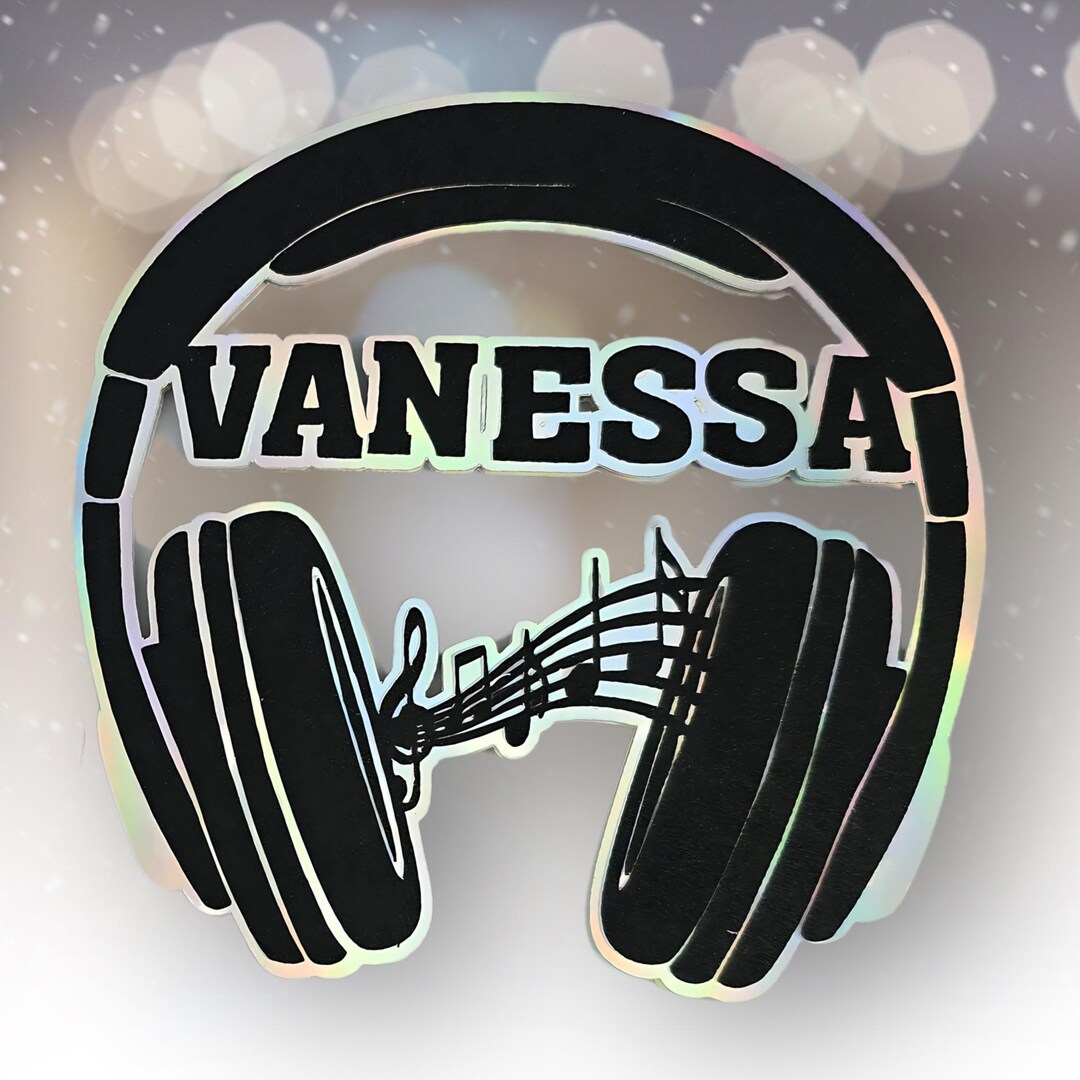 Headphone Cake Topper, DJ Cake Decoration, Music Notes Cake Topper ...