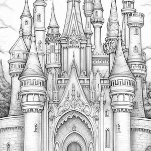 Magical World Coloring Book for Adults, Features 25 Coloring Pages ...