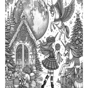 ONLY 1 LEFT in Stock: Magical Christmas Coloring Book for Adults ...